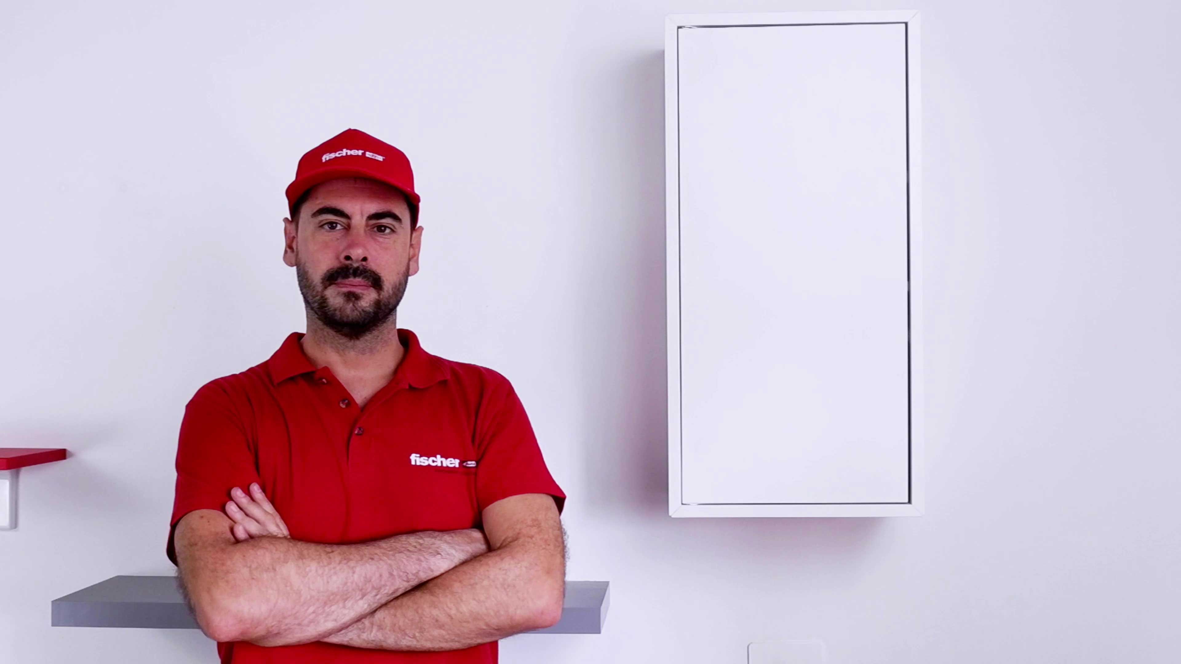 Come montare un mobile sospeso al muro - fischer