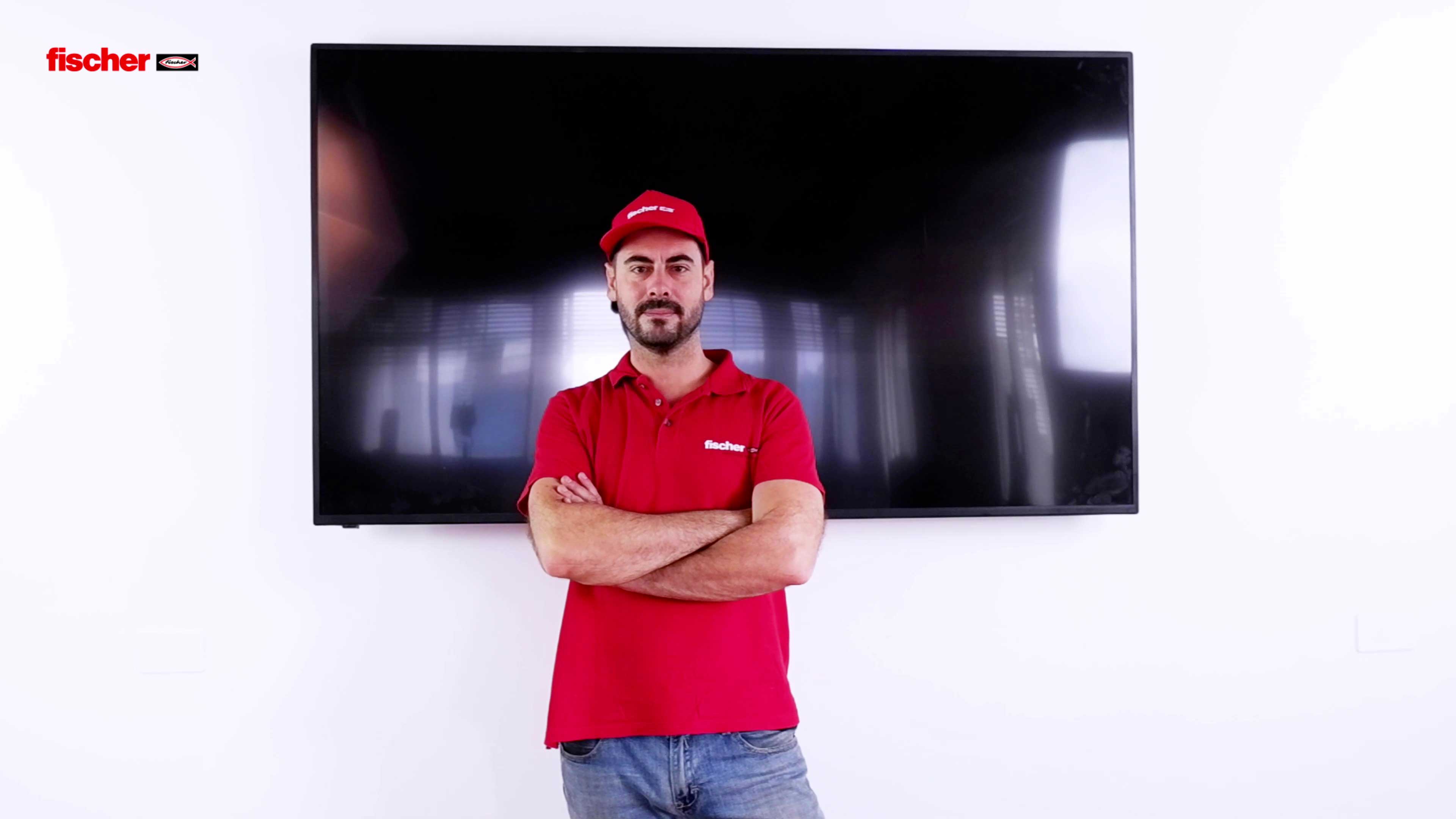 Come appendere una TV su una parete di cartongesso. - fischer