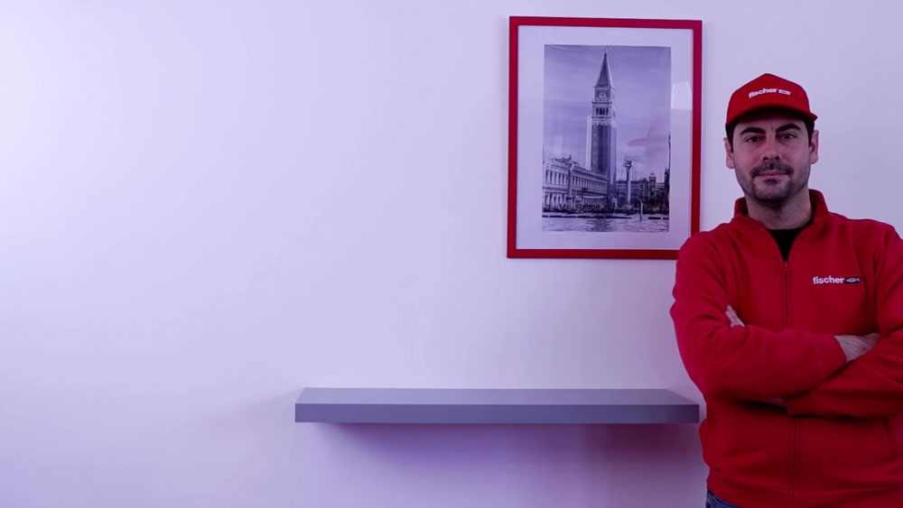 Come montare una mensola a scomparsa su una parete di cartongesso - fischer