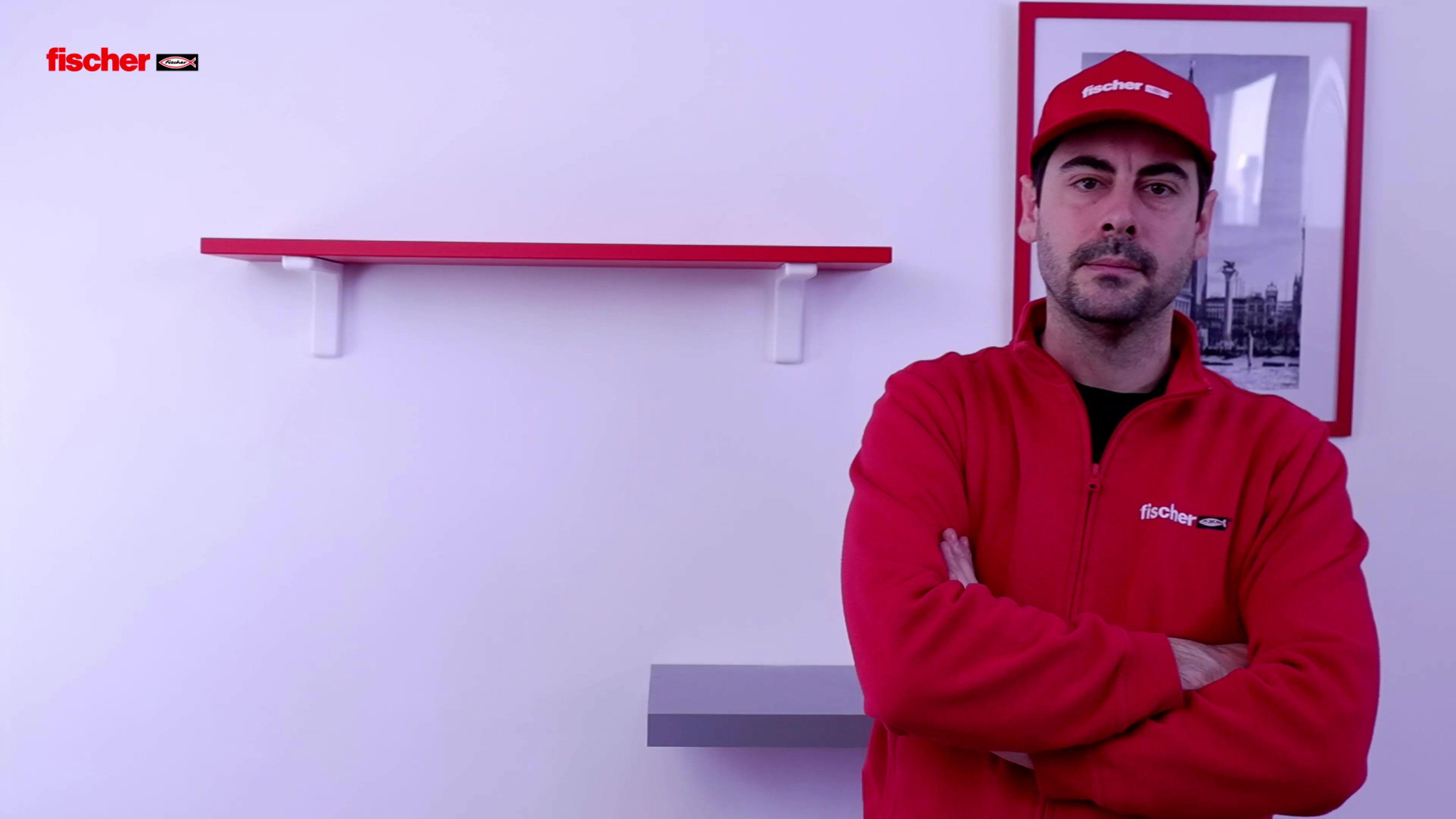 Come appendere una mensola su una parete di cartongesso - fischer