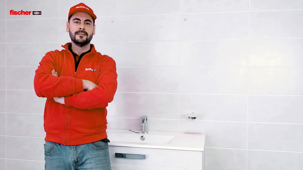 Come montare un porta sapone - fischer