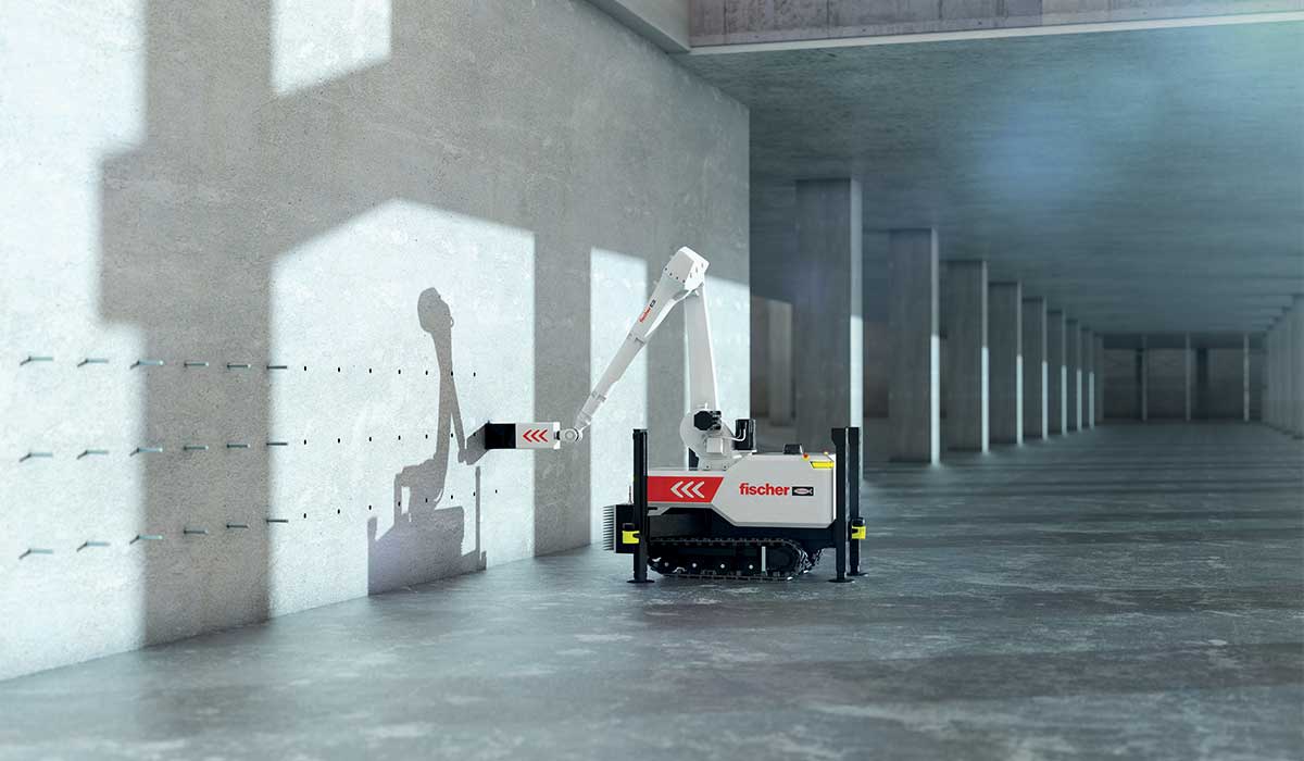 BauBot il nuovo robot per il fissaggio in cantiere - fischer